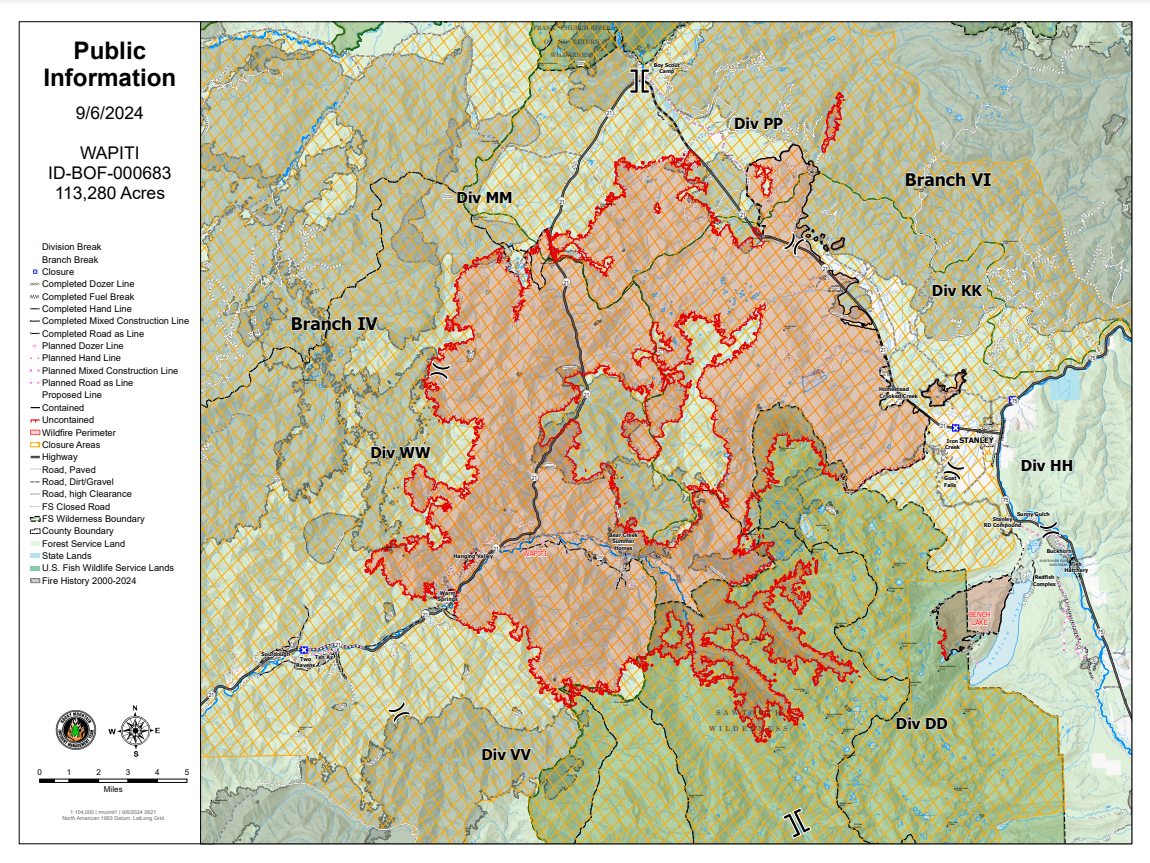 Current Wildfire Info - Sawtooth Wildland Fire Collab